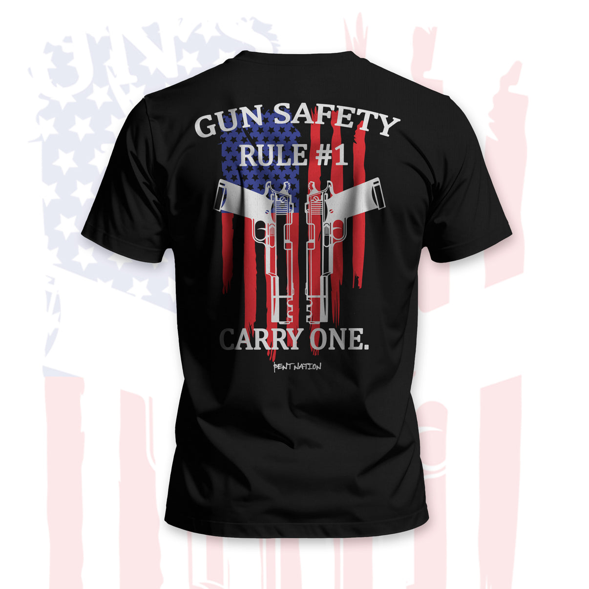 Gun Safety Rule #1 Men's T-Shirt – Bent Nation