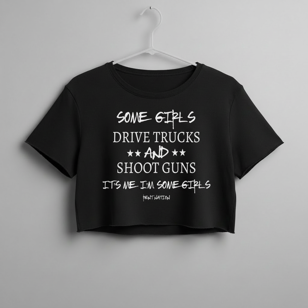 Some Girls Drive Trucks Women's Crop Top – Bent Nation