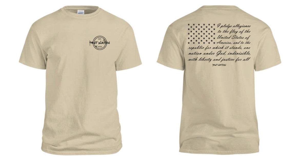 Pledge Allegiance Mens T Shirt Bent Nation