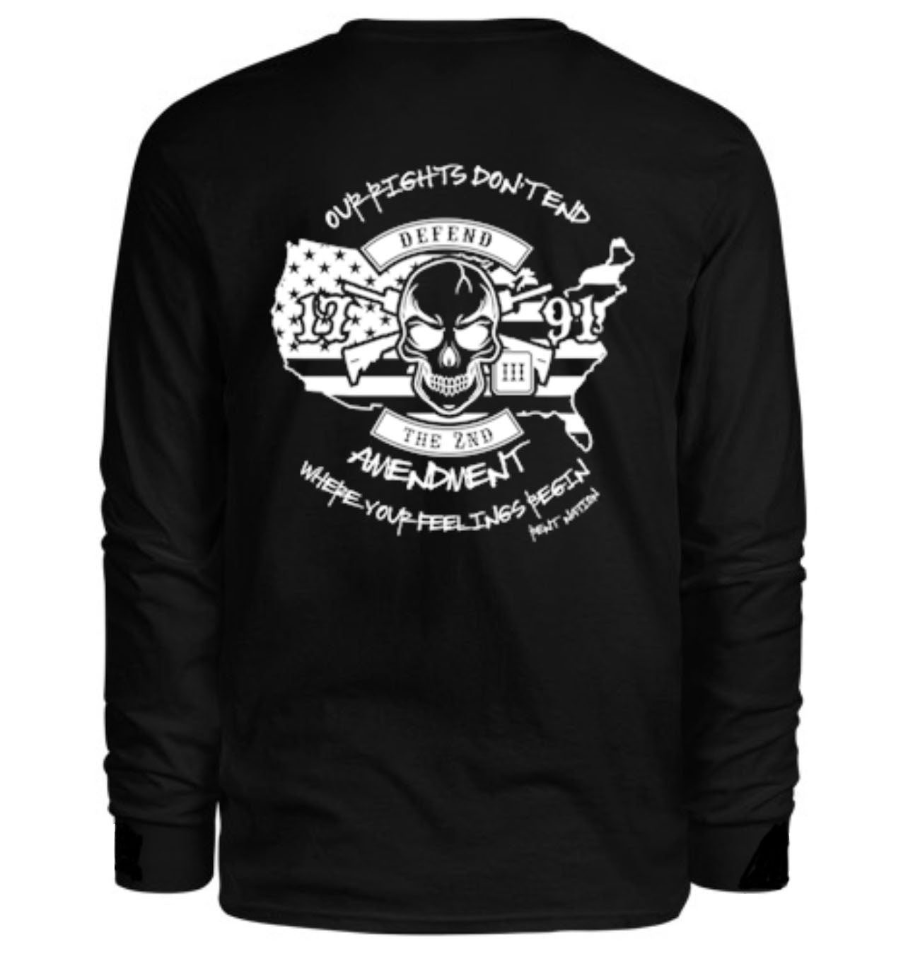 2nd Amendment Men's Long Sleeve Shirt – Bent Nation